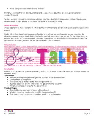 Chapter 2 classification of business | PDF