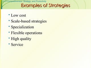 chapter 2 classroom production and operations management | PPT