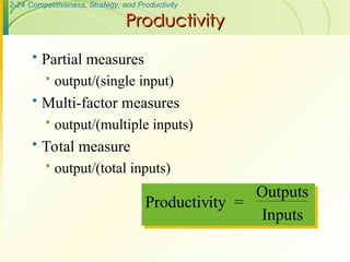 chapter 2 classroom production and operations management | PPT