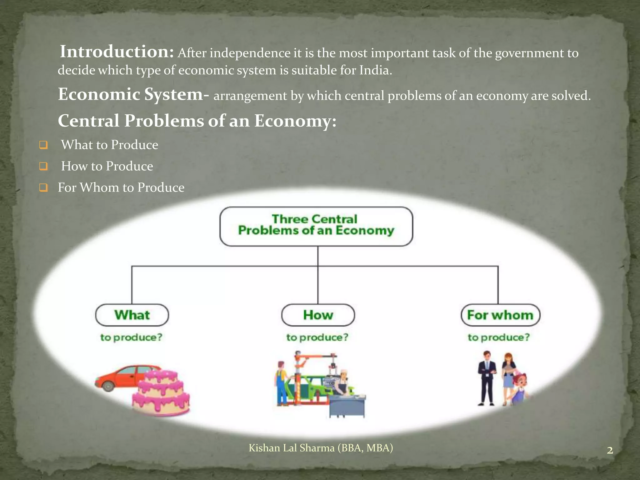 Indian Economy (1950-1990) | PPTX | Agriculture | Industries