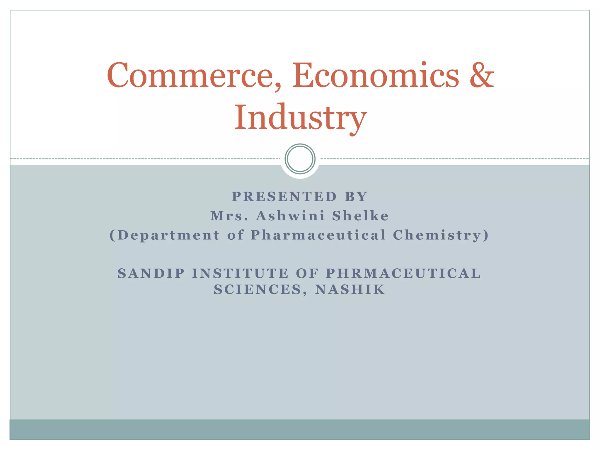 Chapter 2 commerce, economics, industry | PPT
