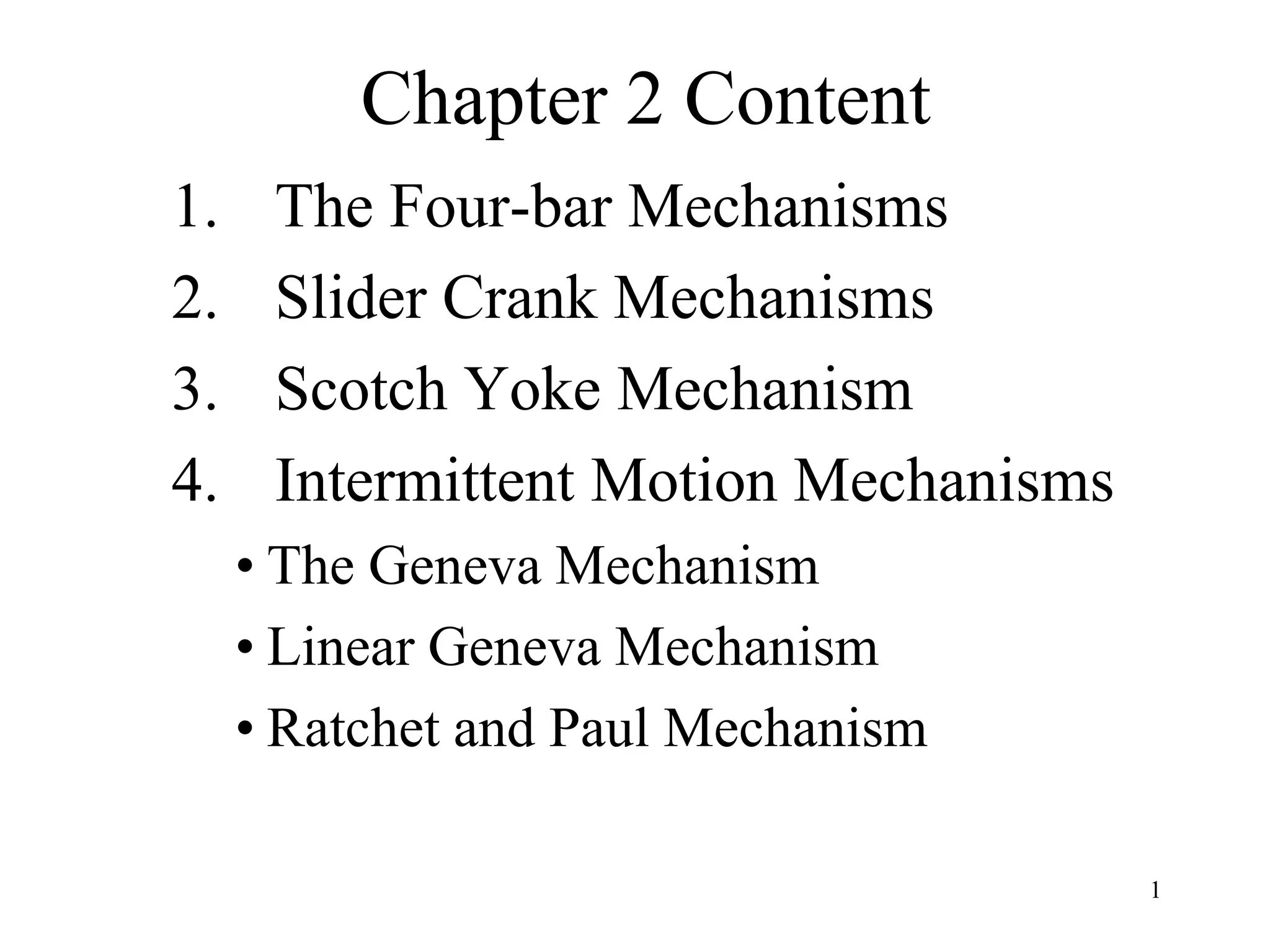 Chapter 2 Common Mechanisms - Mechanism of Machinery.pdf