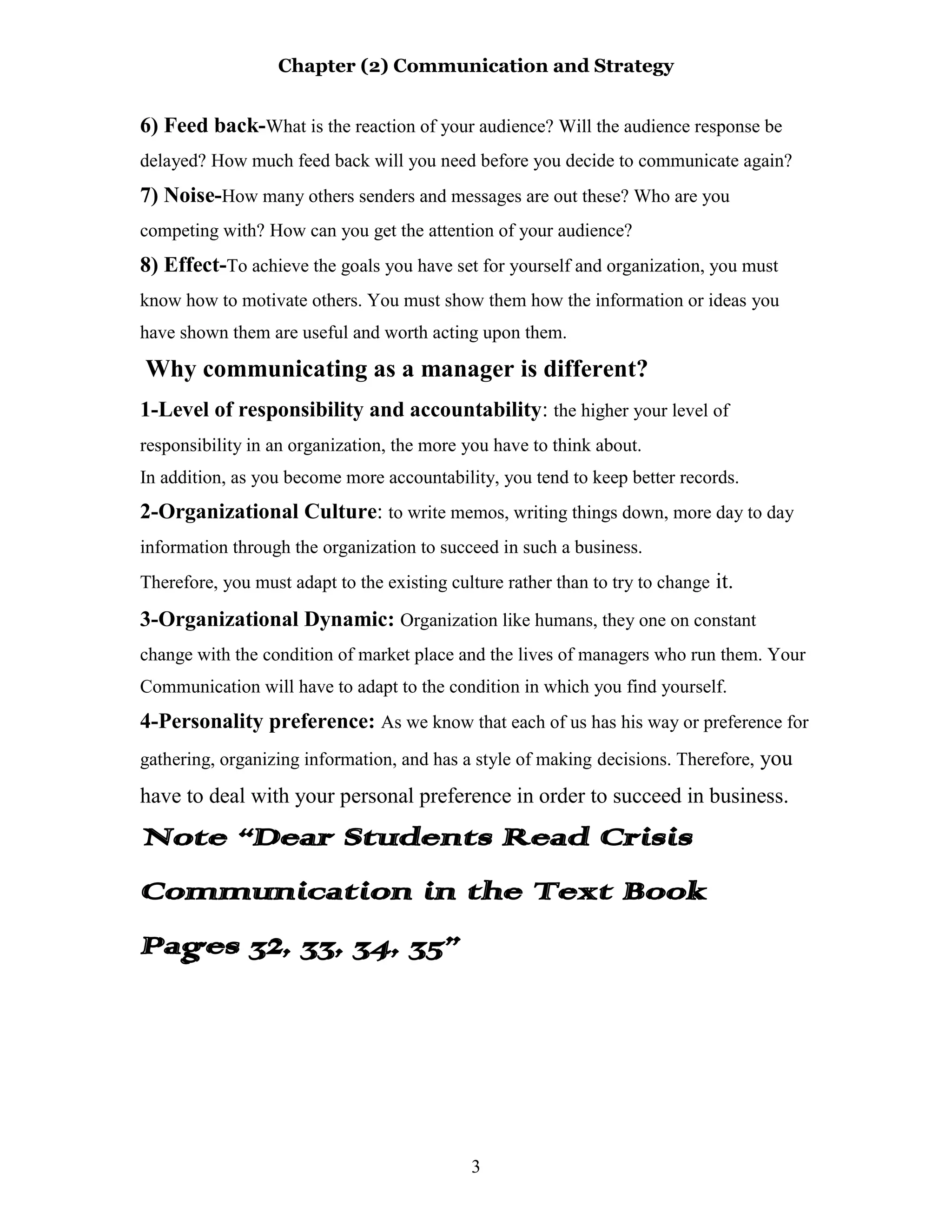 Chapter 2 communication_and_strategy | DOCX | Computer Networking | Computing