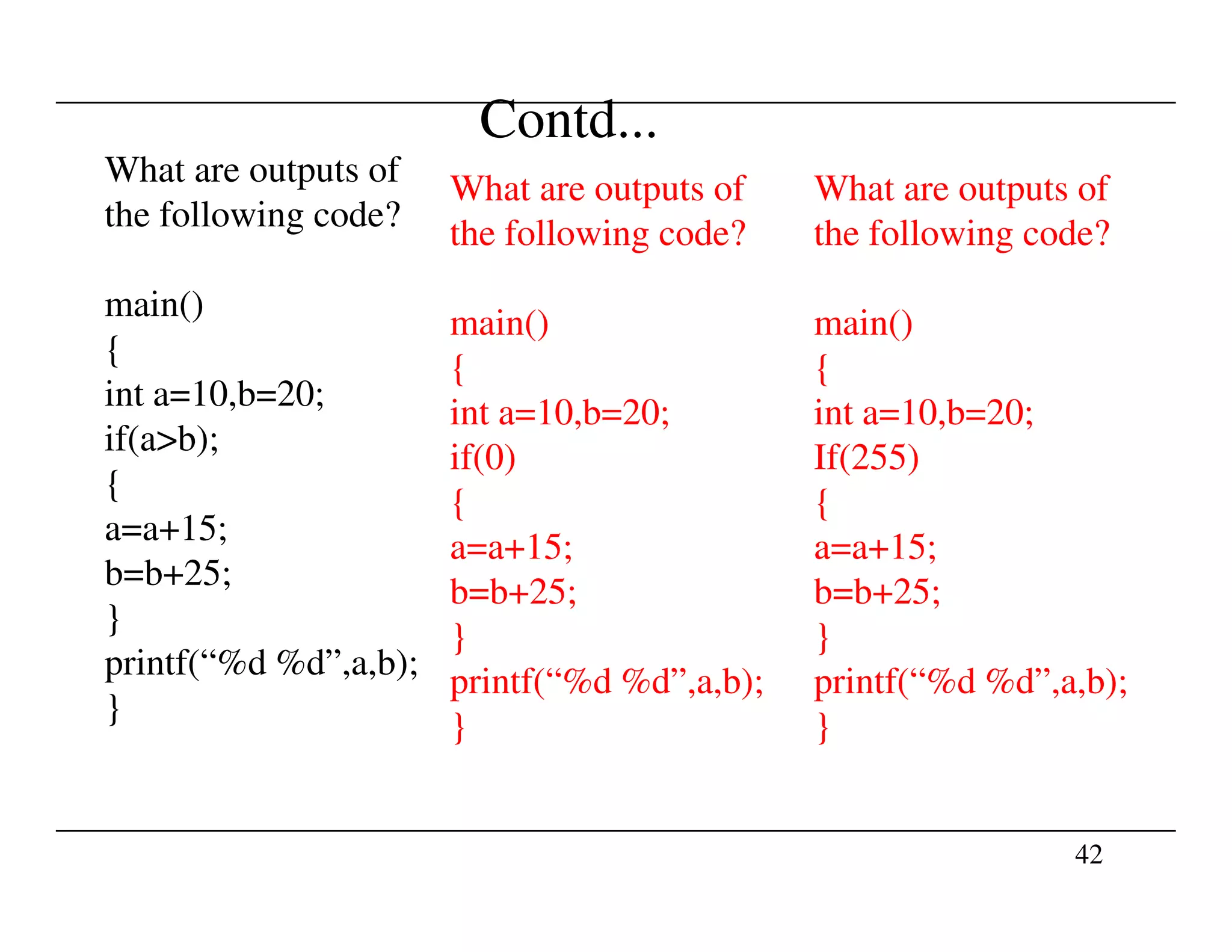 control statement | PPT