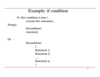 control statement | PPT