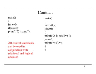 control statement | PPT