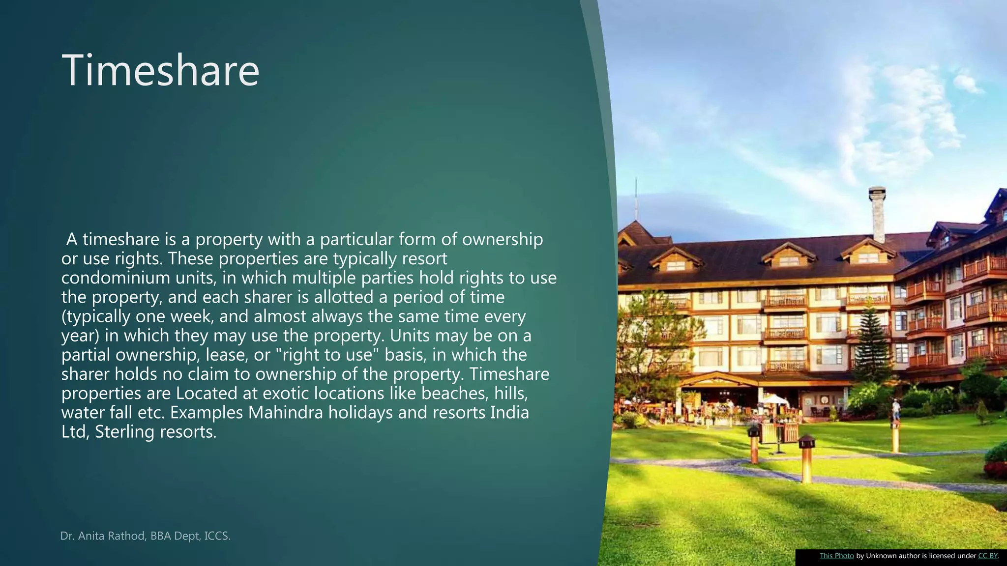 Components of Hotel Industry | PPTX