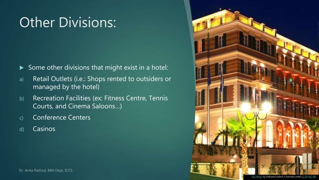 Components of Hotel Industry | PPTX | Hotels and Motels | Travel Type