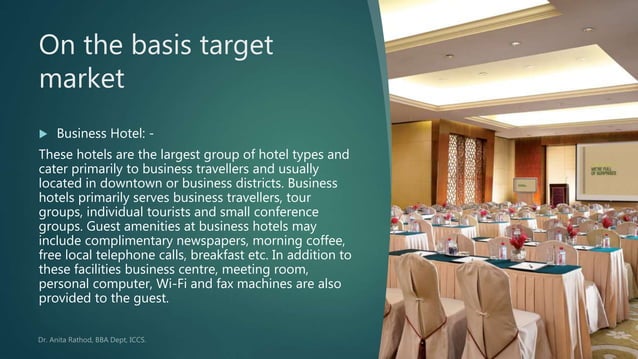 Components of Hotel Industry | PPTX | Hotels and Motels | Travel Type