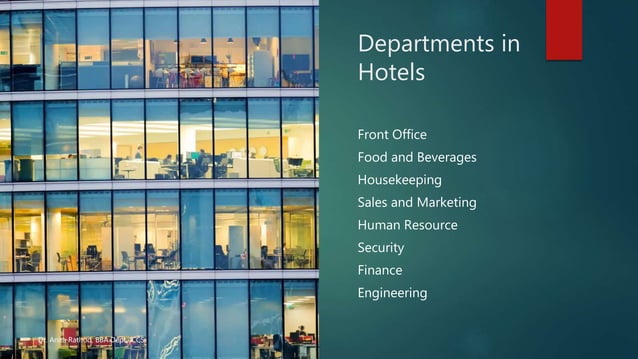 Components of Hotel Industry | PPTX | Hotels and Motels | Travel Type