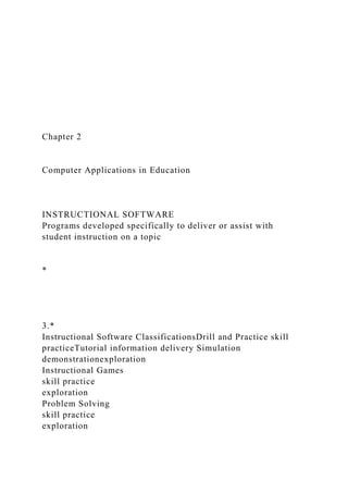 Chapter 2Computer Applications in Education.docx