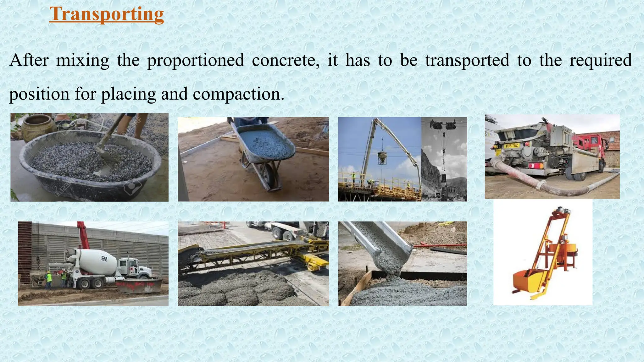 Concrete Ingredients, and concrete making process .pptx