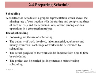 Chapter 2 construction project planning and scheduling | PPT