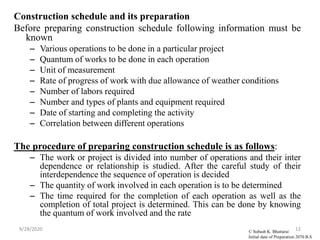 Chapter 2 construction project planning and scheduling | PPT