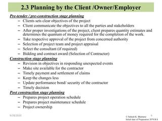 Chapter 2 construction project planning and scheduling | PPT