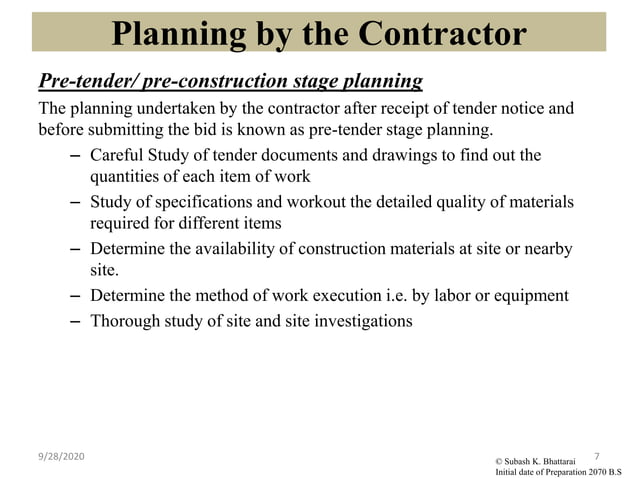 Chapter 2 construction project planning and scheduling | PPT