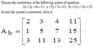 CONSISTENCY CRITERIA | PDF