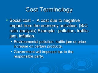 Cost Concept | PPT