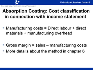 Chapter 2 cost terms, concepts and classifications 2012 students(1) | PPT