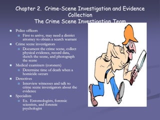 CSI and Evidence Collection | PPTX