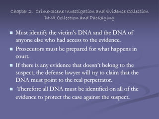 Chapter 2 Crime Scene Investigation | PPTX