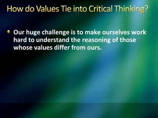 Chapter 2 critical thinking is a social activity | PPTX