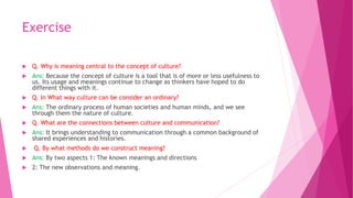 Chapter 2 Cultural Studies | PPTX | Science