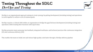Chapter 2 - Testing Throughout SDLC V4.0 | PDF