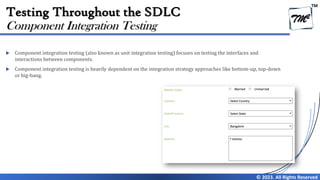 Chapter 2 - Testing Throughout SDLC V4.0 | PDF