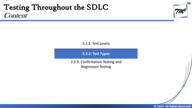 Chapter 2 - Testing Throughout SDLC V4.0 | PDF | Operating Systems ...