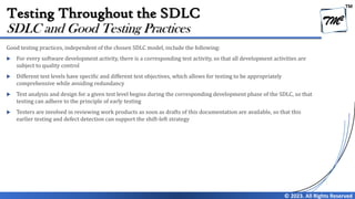Chapter 2 - Testing Throughout SDLC V4.0 | PDF