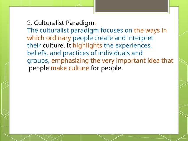 Chapter 2 Cultural Studies, Two Paradigms.pptx