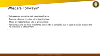 Chapter 2 Culture-Introduction to Sociology | PPTX