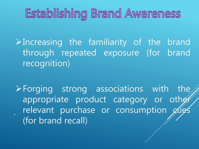 Chapter 2 (customer based brand equity) | PPTX
