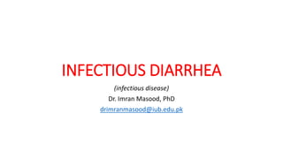 Infectious-diarrhea. ppt | PPTX