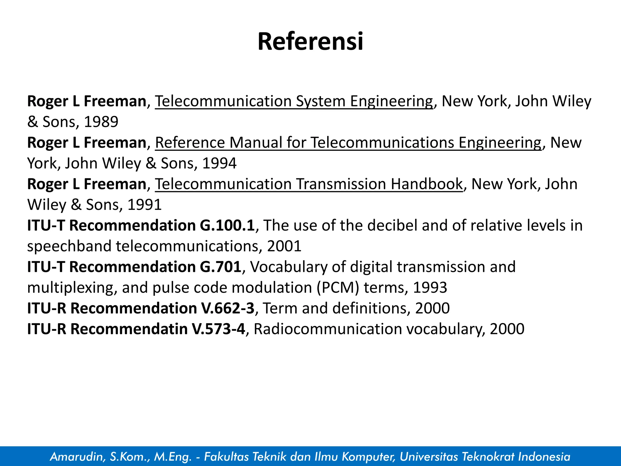 Chapter2 Dasar Sistem Telekomunikasi | PDF