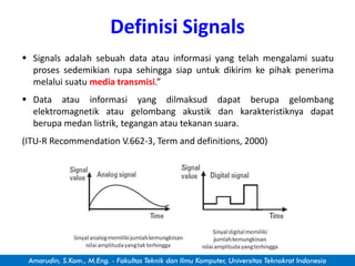 Chapter2 Dasar Sistem Telekomunikasi | PDF