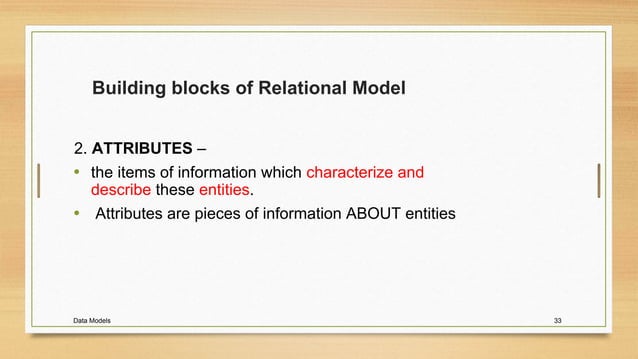 Chapter – 2 Data Models.pdf | Databases | Computer Software and ...