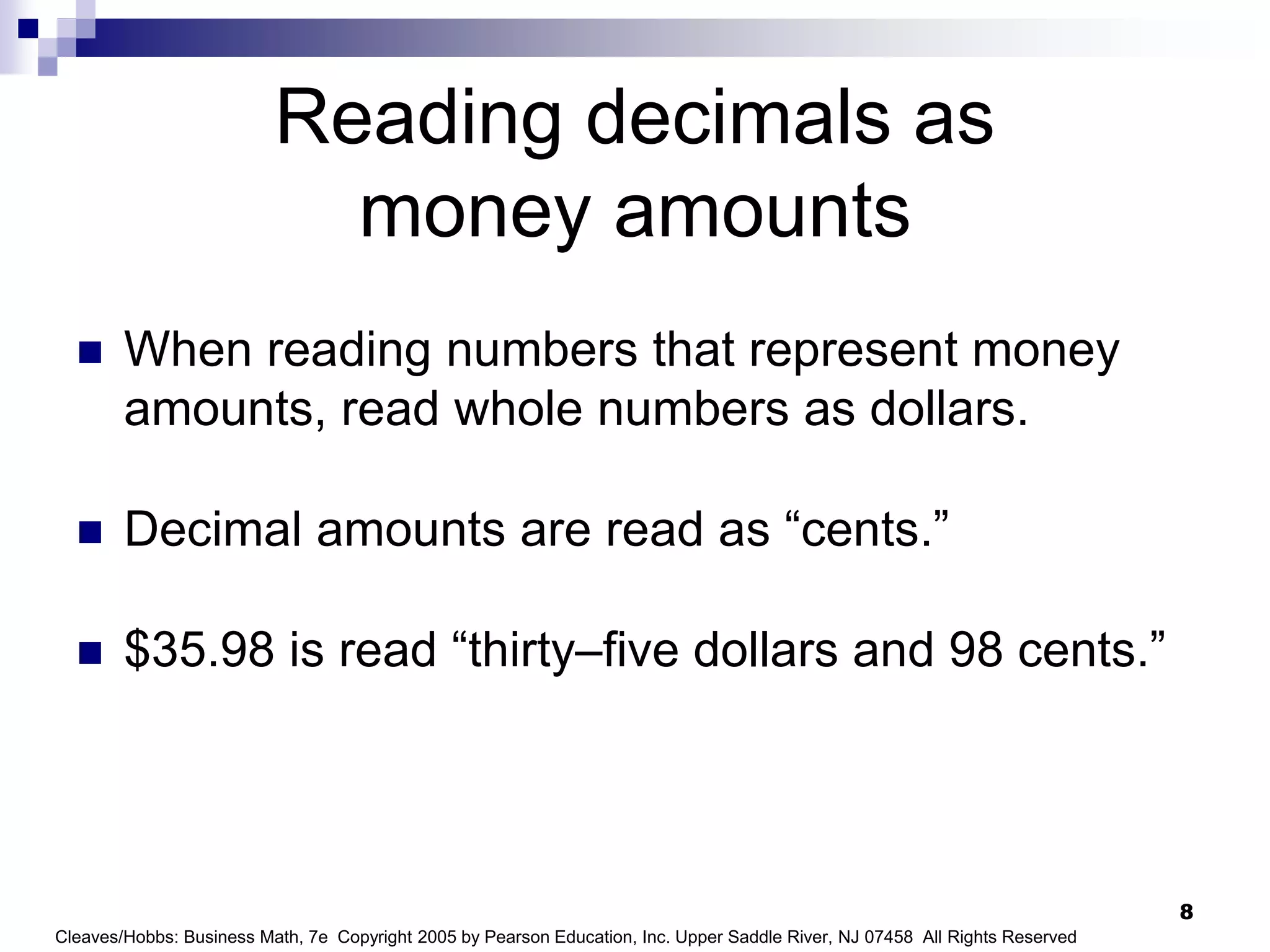 Chapter 2 decimal.ppt