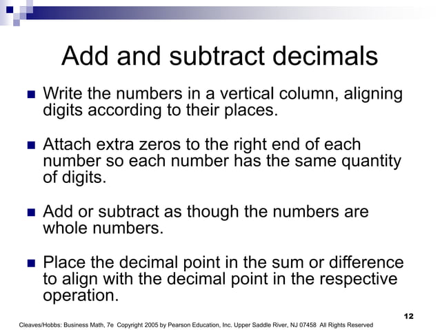 Chapter 2 decimal.ppt