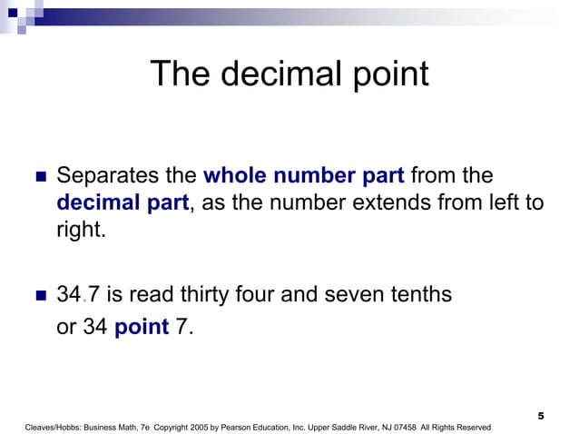 Chapter 2 decimal.ppt