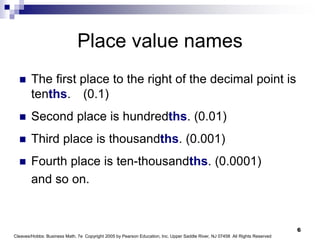 Chapter 2 decimal.ppt