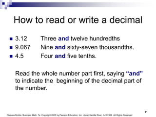 Chapter 2 decimal.ppt