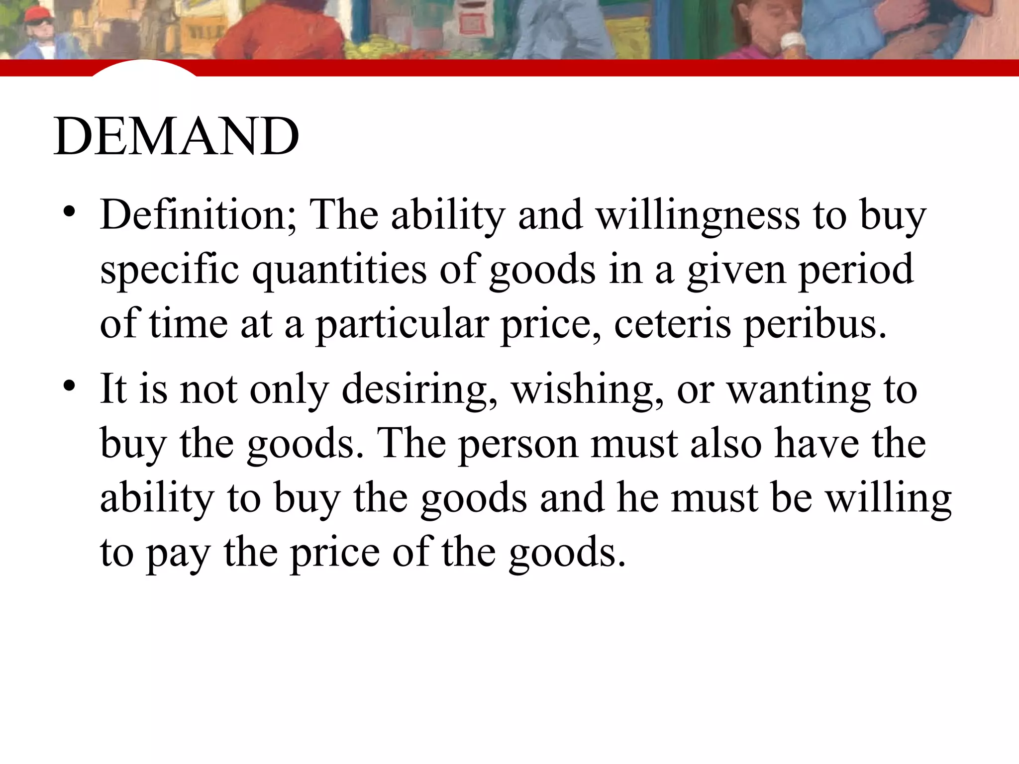 Chapter 2 demand and supply | PPT