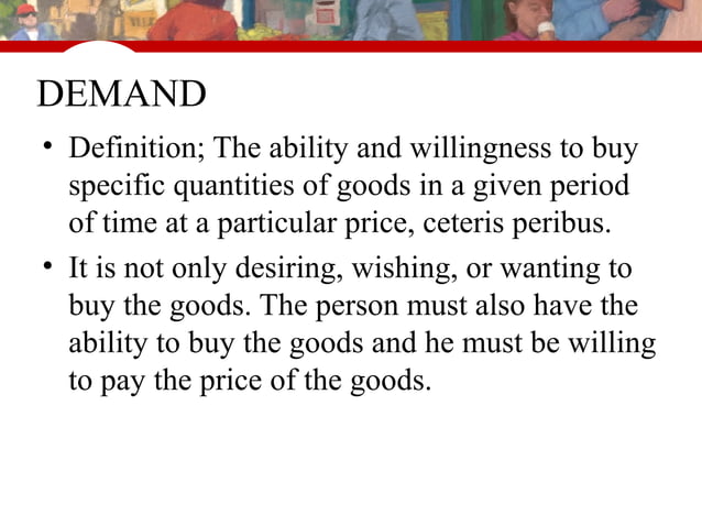 Chapter 2 demand and supply | PPT | Commodities | Economy