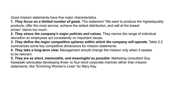 Chapter 2 Developing Marketing Strategies And Plans Pptx