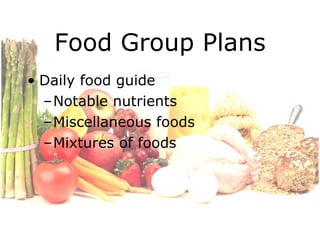 Chapter 2 Dietplanning | PPT