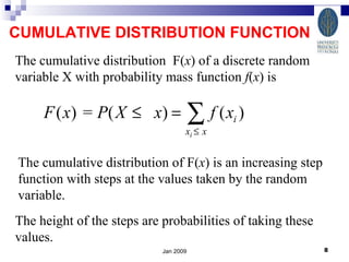 Chapter 2 discrete_random_variable_2009 | PPT