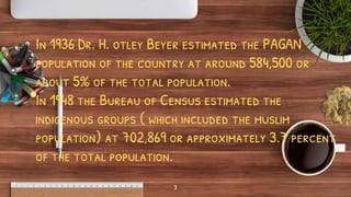 Chapter 2 distribution of filipino indigenous communities | PPTX