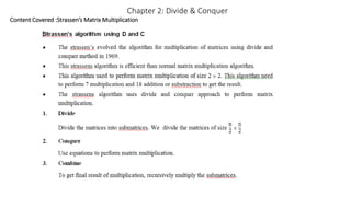 Chapter 2 divide & conquer | PPT